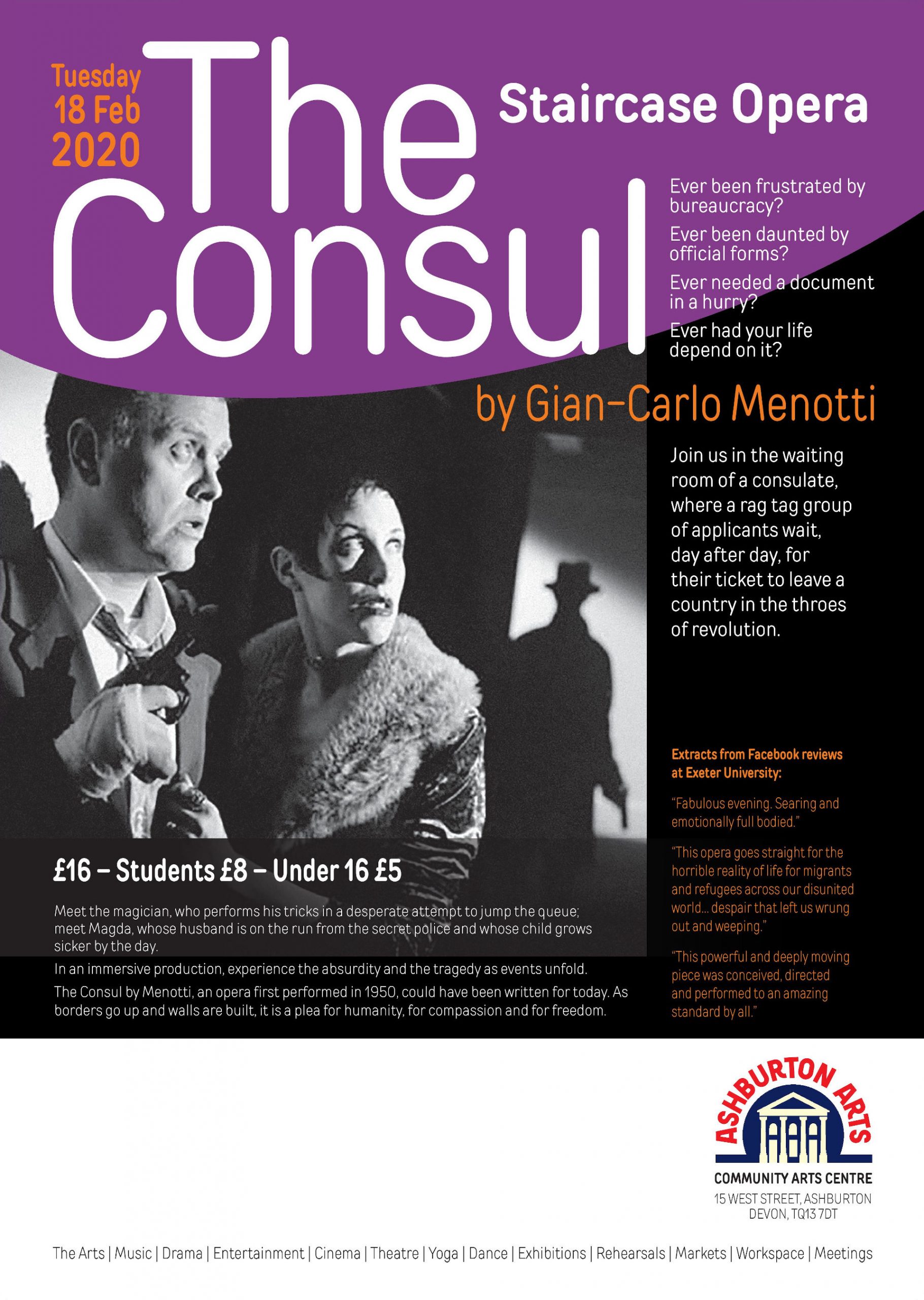 Previous Productions - Staircase Opera